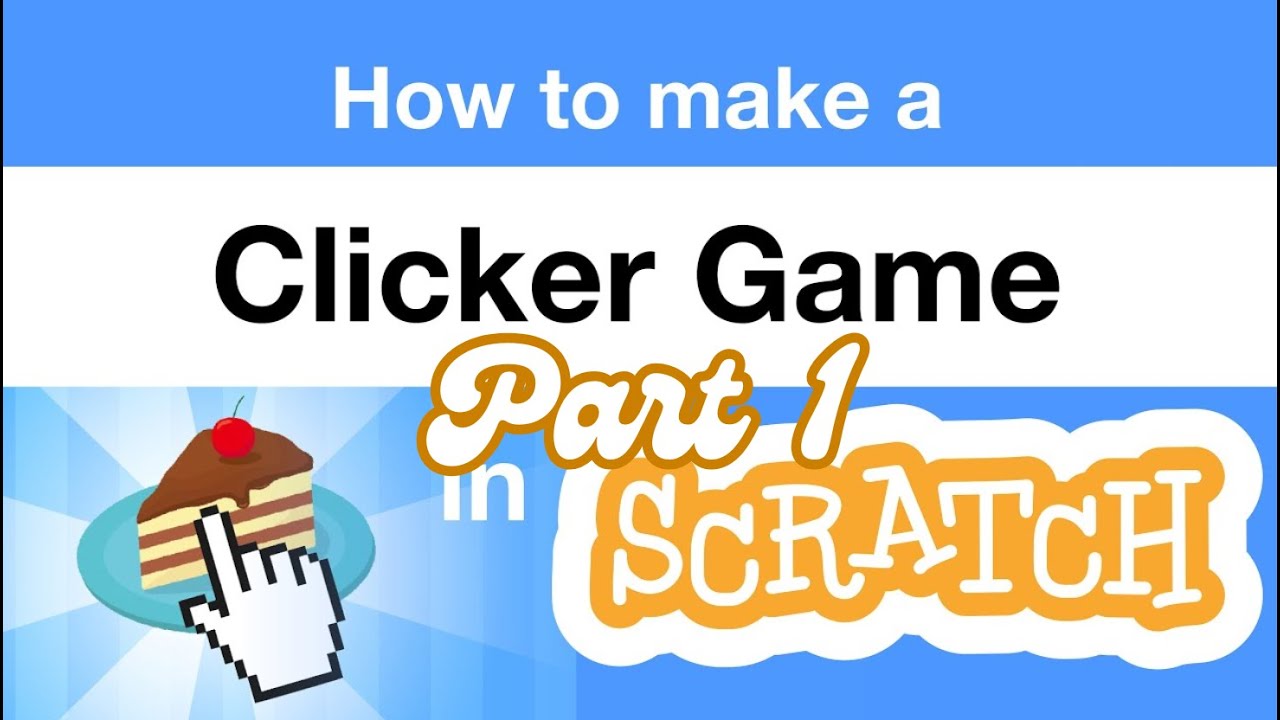 How to make a clicker game on scratch part 1: Main screen - YouTube