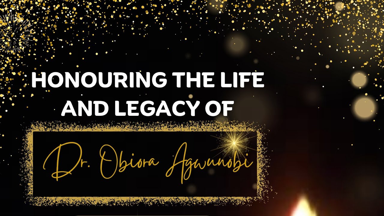 Honouring the Life and Legacy of Dr Obiora Agwunobi. Live! Tuesday Feb ...
