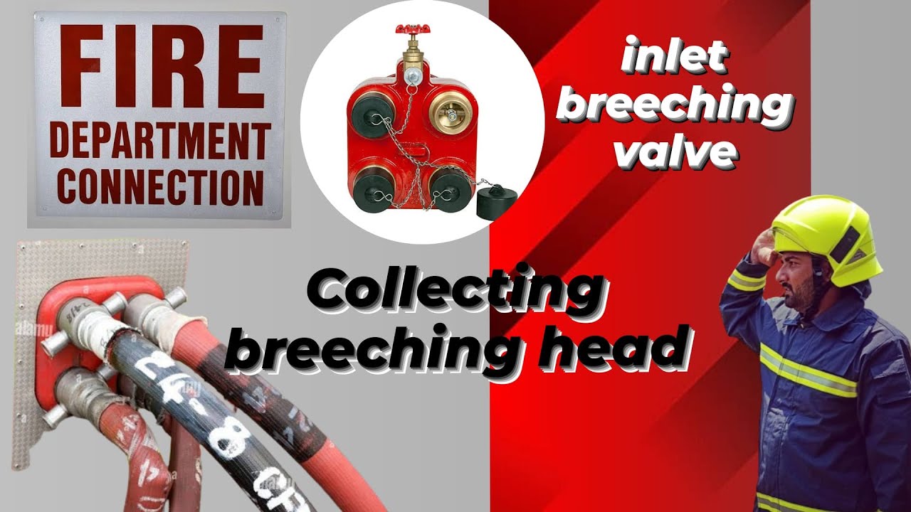 Inlet breeching valve / Collecting Breeching / Hydrant system/ # ...