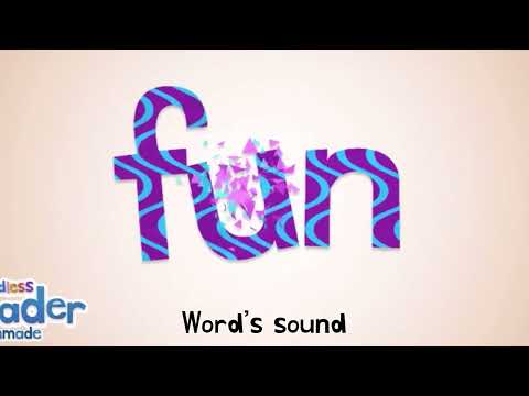 Endless reader: narrator saying fun, kids saying fun, and fun’s word ...