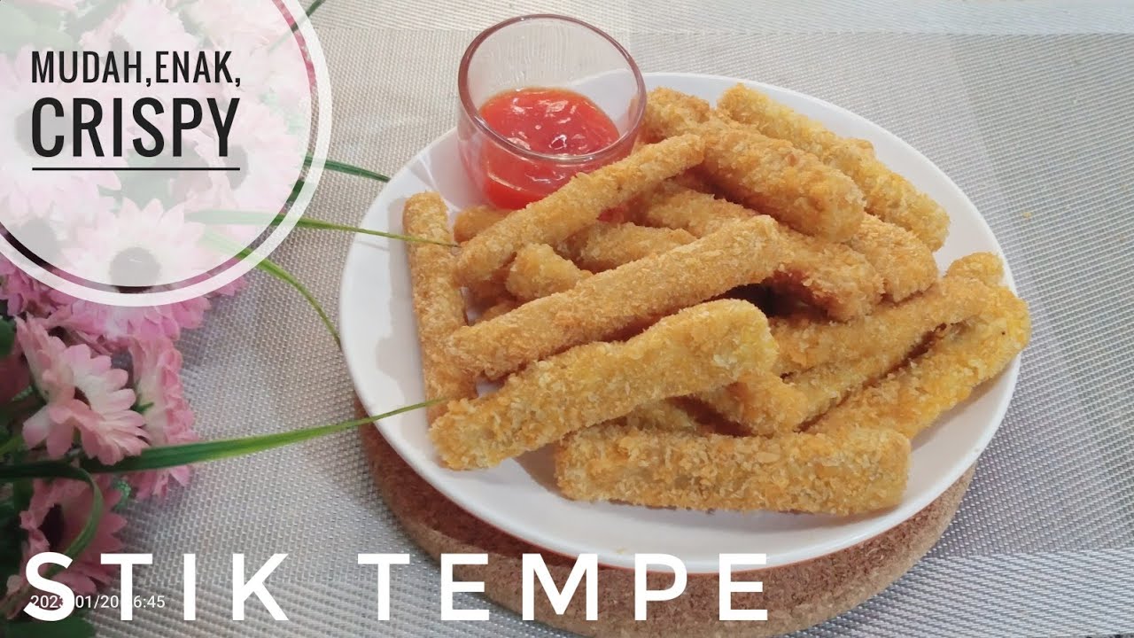 STIK TEMPE CRISPY ALA RUMAHAN || kreasi olahan tempe - YouTube