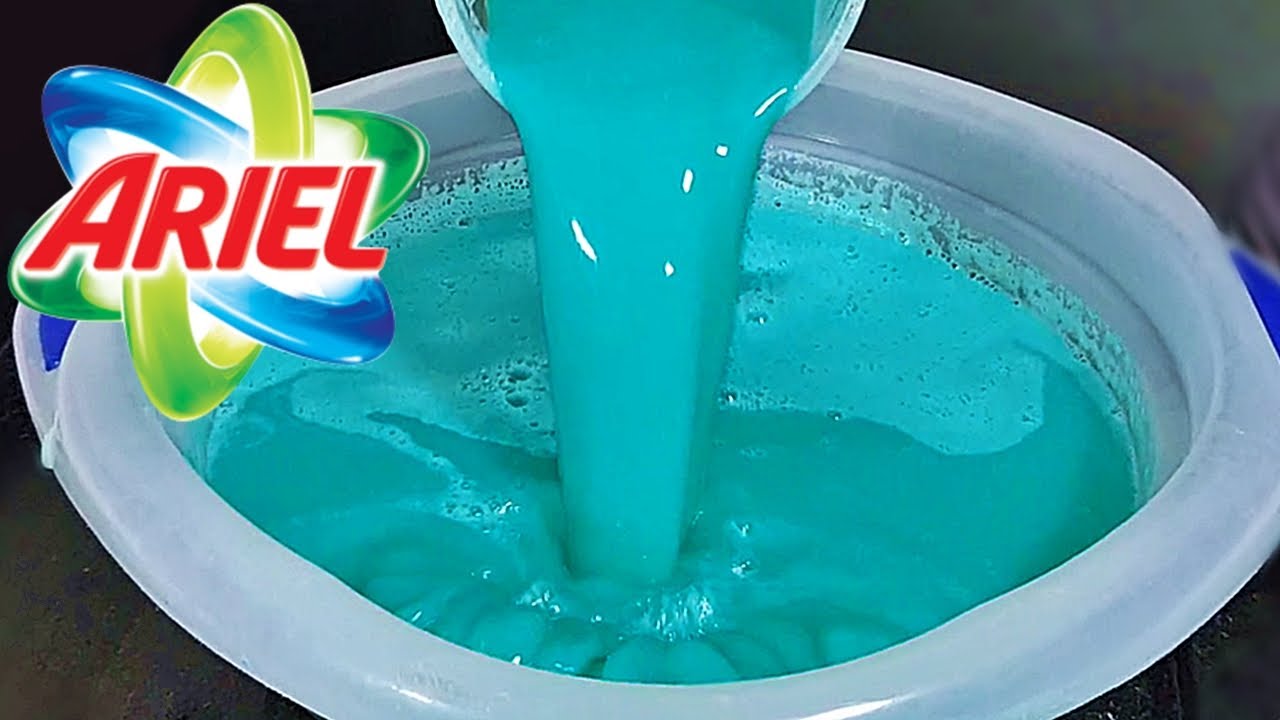 SABÃO ARIEL CONCENTRADO CASEIRO - YouTube