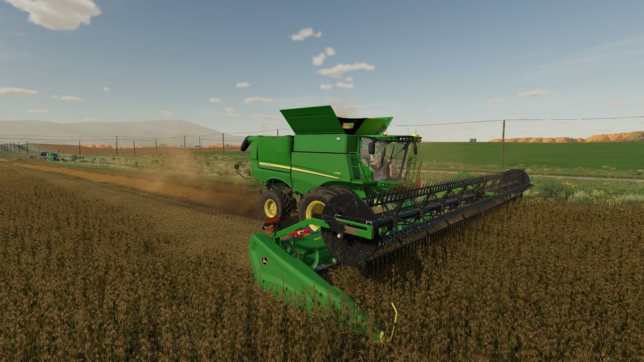 FS 22 UMRV (Black Acres Farm) * 7 * Soybean Harvest, Soybean Straw ...