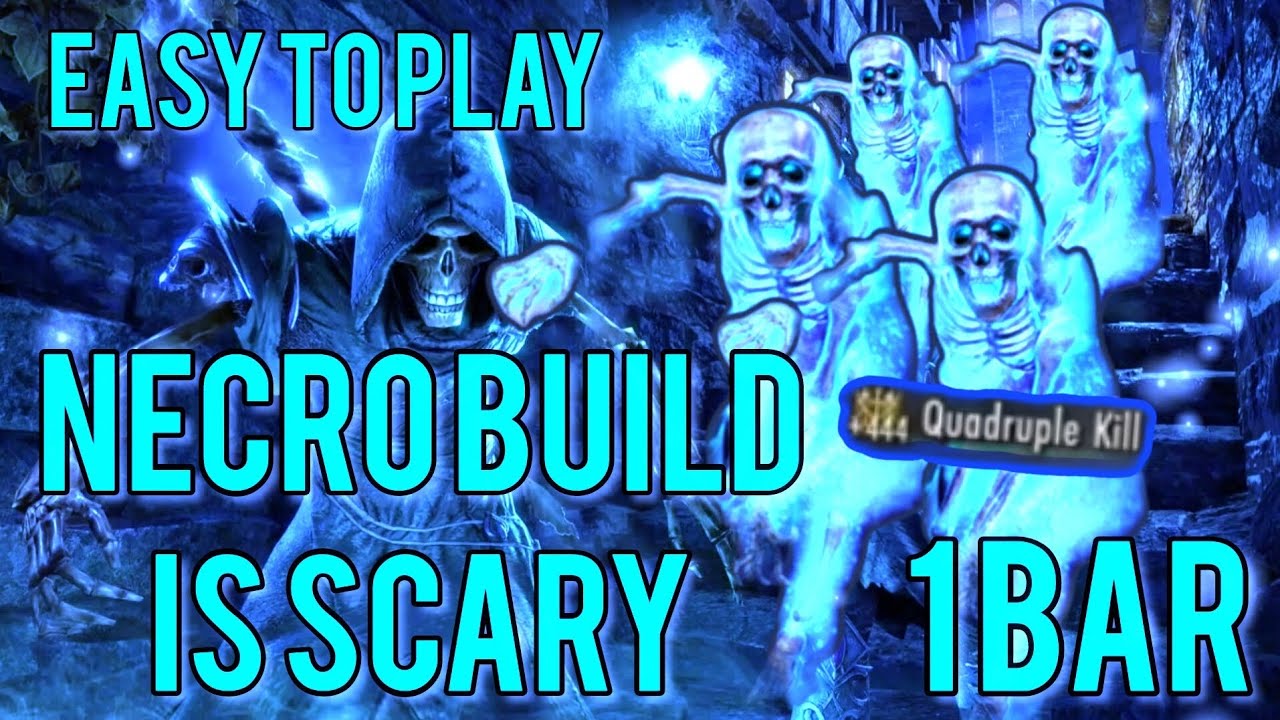 ESO Death Comes Quick With This One Bar Necro Build PVP Gameplay - YouTube
