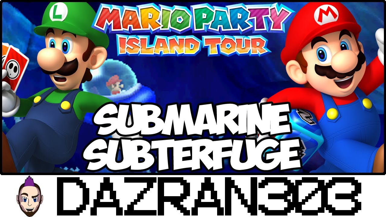 MARIO PARTY ISLAND TOUR | Submarine Subterfuge Minigame | Gameplay ...