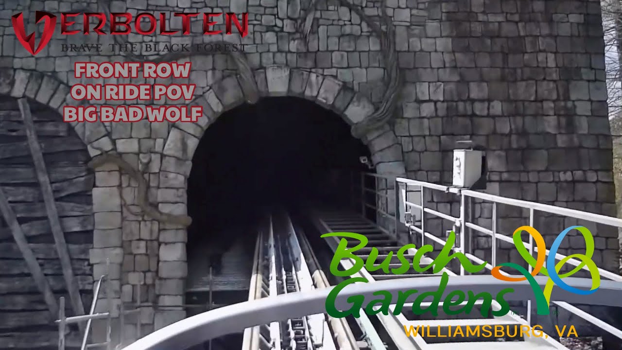 Verbolten (Big Bad Wolf) Front Row On Ride POV - Busch Gardens ...