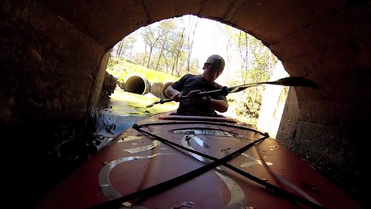 GoPro: Paddling Storm Water Drain - YouTube