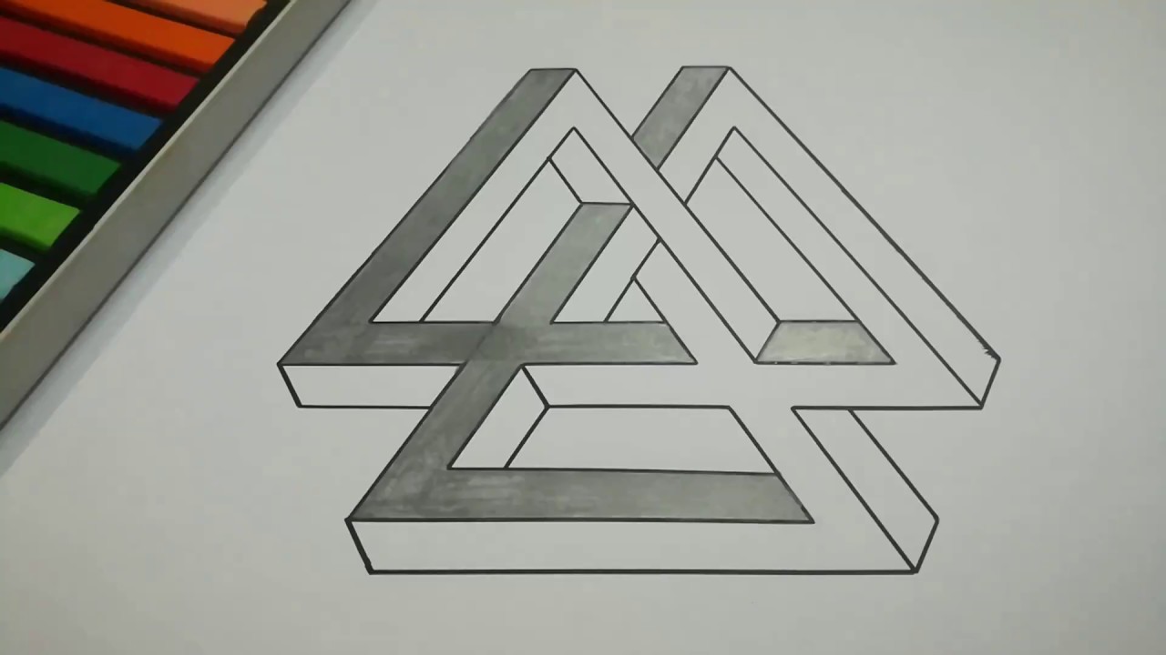 DRAW OPTICAL ILLUSION-5 - YouTube