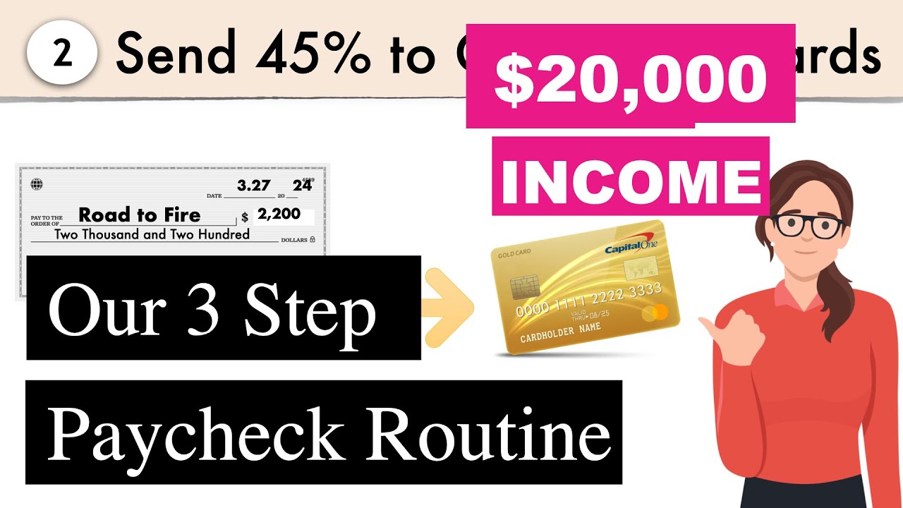 Our 3 Step Paycheck Routine | $20,000 Income | Couple Finances - YouTube