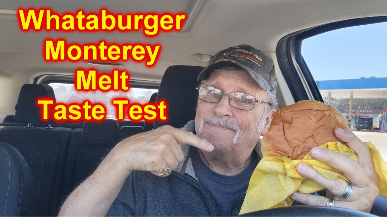 Whataburger Monterey Melt Taste Test Rating And Review - YouTube