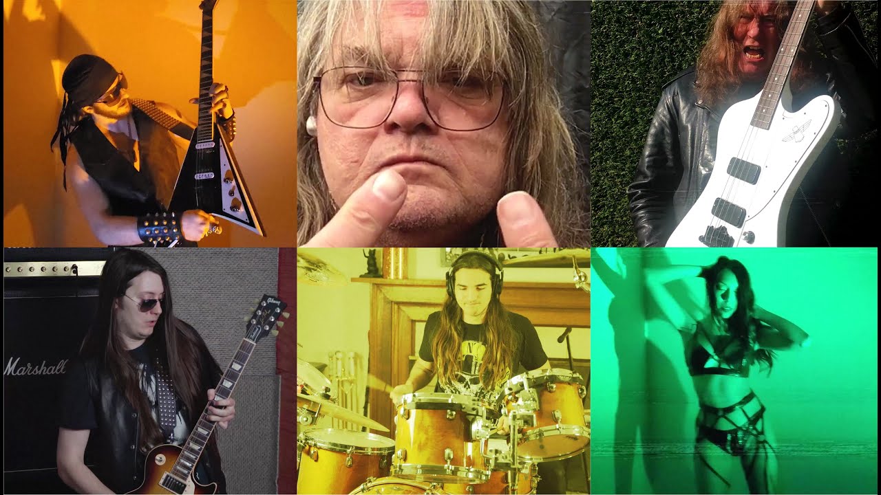 Ed Gage featuring Steve Grimmett and John Gallagher—“Dirty Deeds Done ...