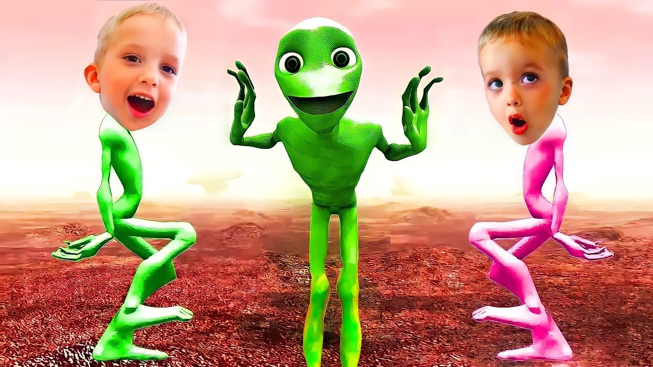 Funny Alien Dance Green Alien Dance Dame Tu Cosita Alien Dance Funny Alien dance song - YouTube