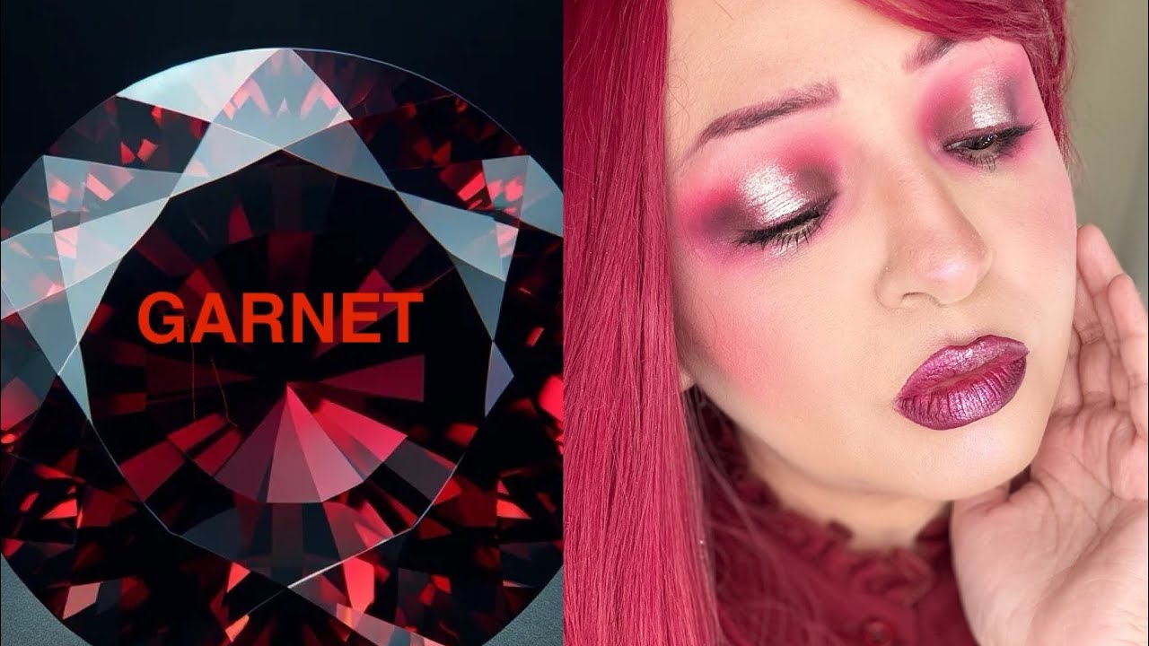 Birthstone Series: Garnet Makeup Look - YouTube
