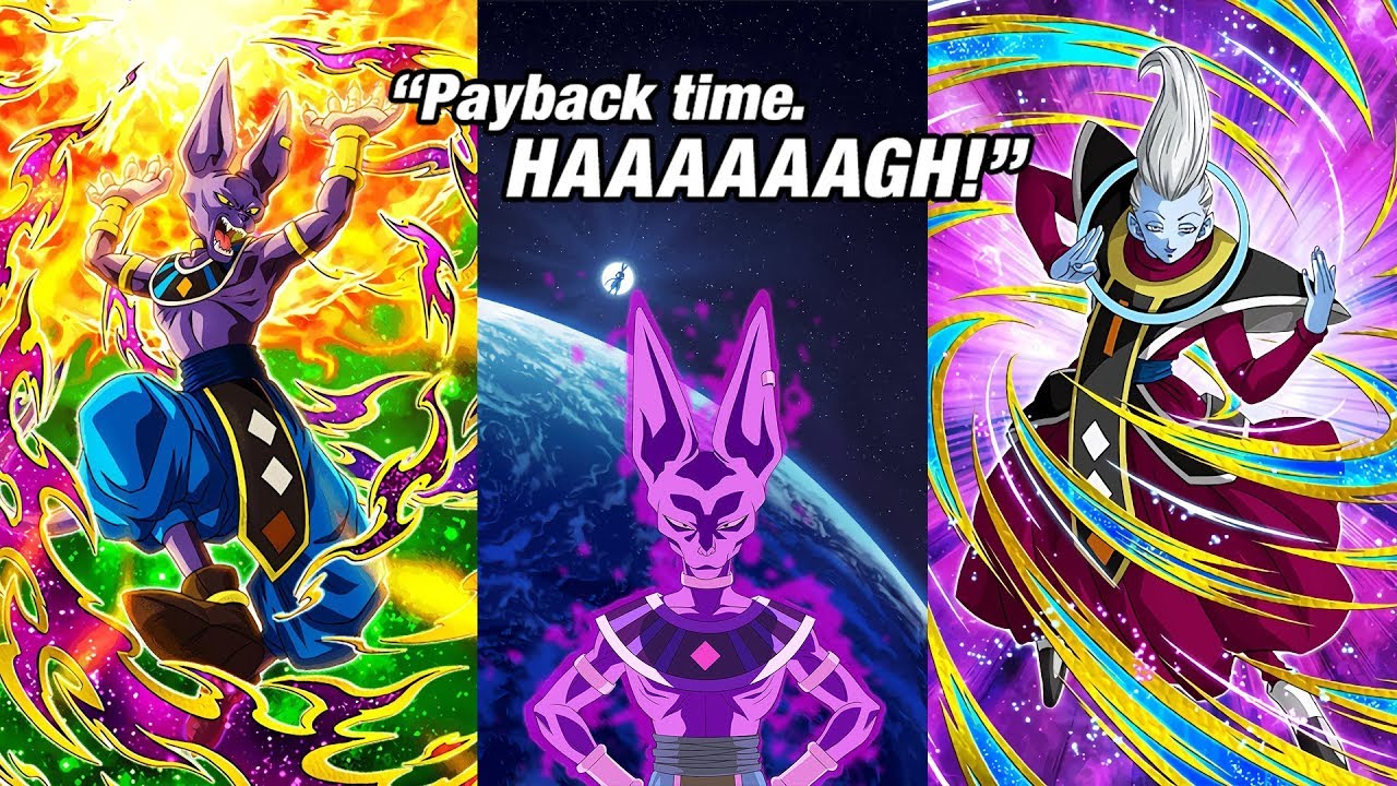 VOICED ACTIVE SKILL! New Beerus + Whis Super Attack Animations | Dragon ...