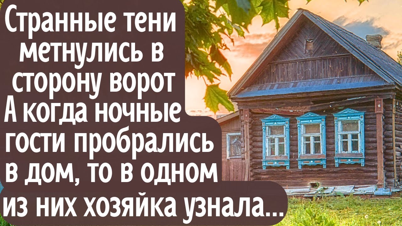 Странные тени метнулись в сторону ворот! А когда ночные гости ...
