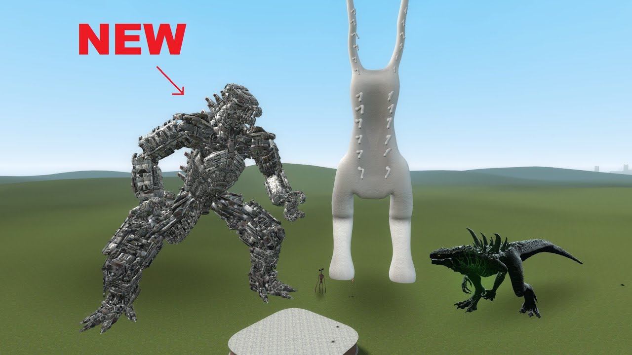 NEW MECHAGODZILLA NPC - GMOD-FIGHTS - YouTube
