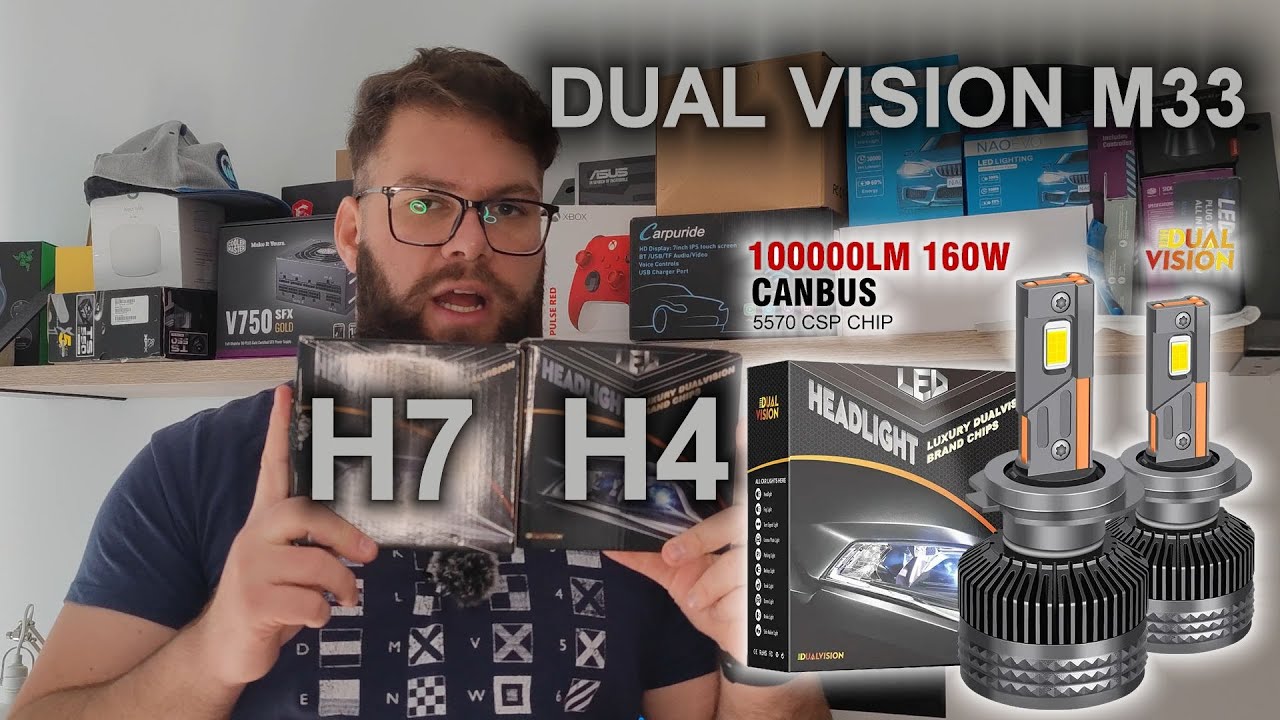 LED DualVision H4 CSP 160W? tienen algo especial! - YouTube
