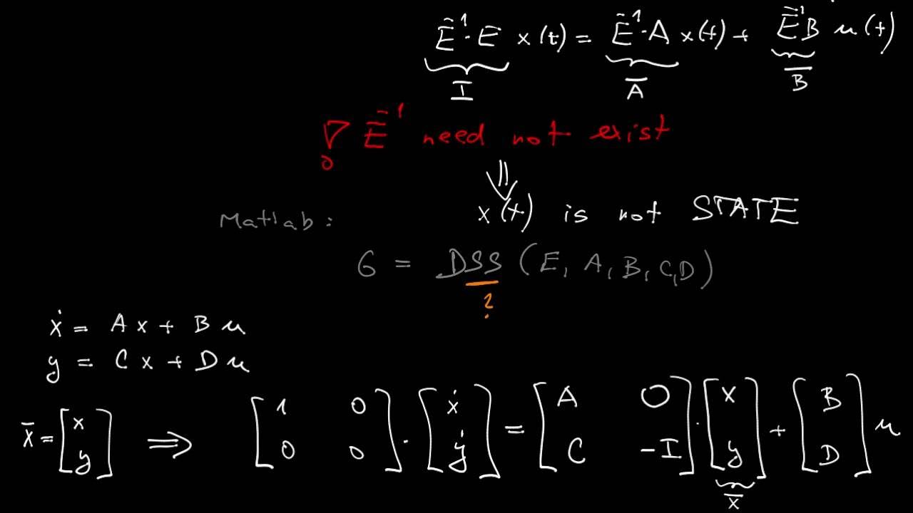 1.3 Modeling and simulation of dynamical systems (AE3B35MSD): DAE models - YouTube