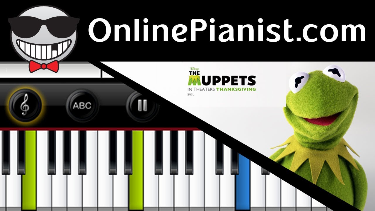 The Muppets - Muppet Show Theme Easy Piano Tutorial & Sheets - YouTube