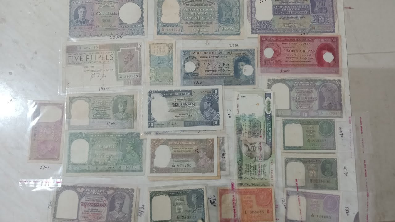 Buy Old British Indian Notes Value | Republic India Notes Value ...