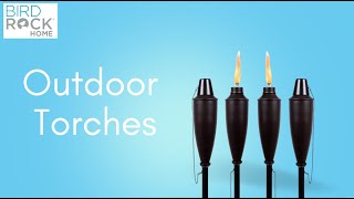 Outdoor Tiki Torches for your front or back yard patio!