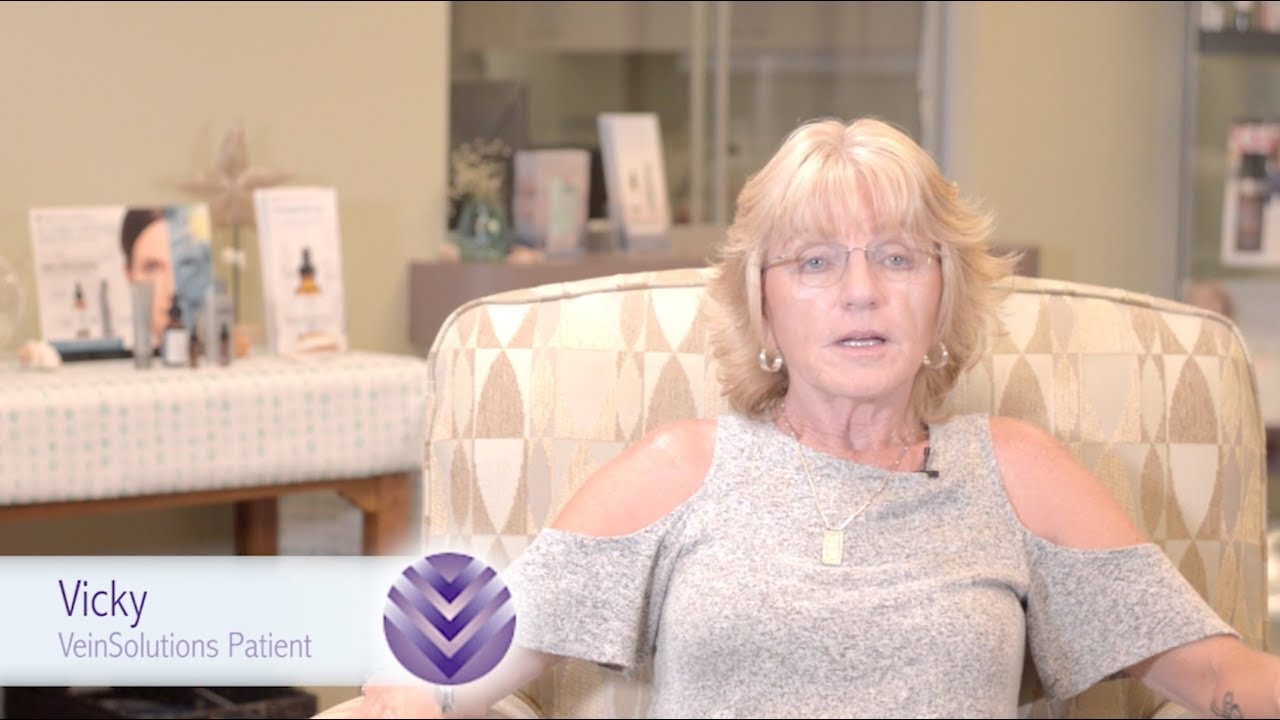 VeinSolutions | Patient Testimonial with Vicky - YouTube