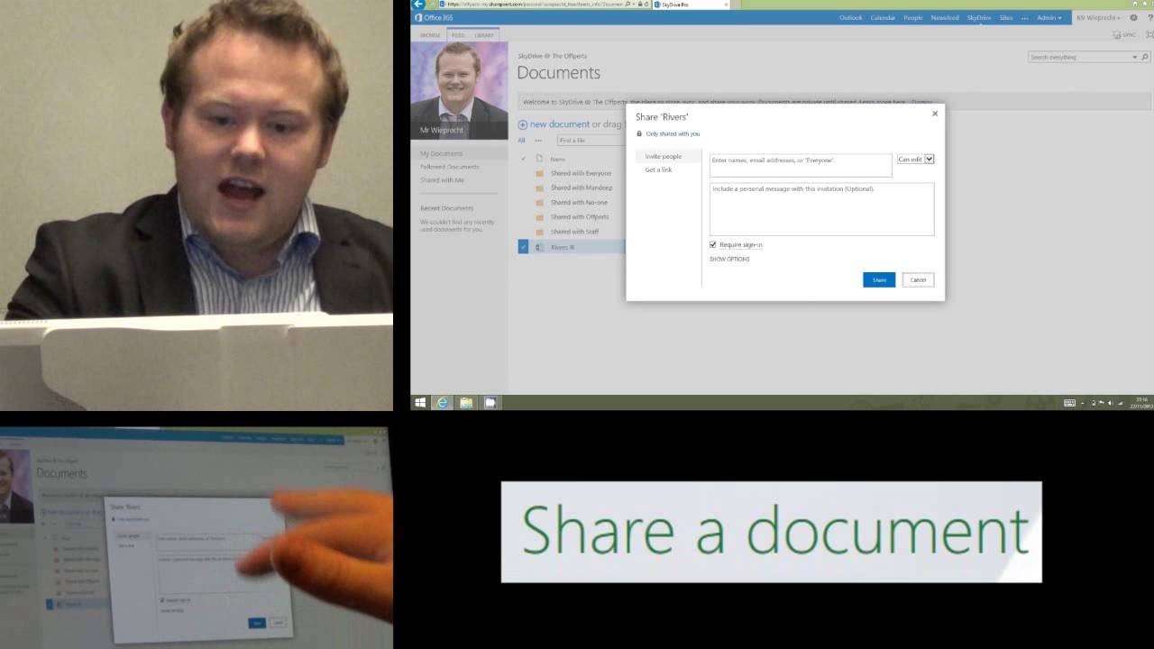 How To Share A Document In Office 365 YouTube how-to-share-a-document-in-office-365-youtube