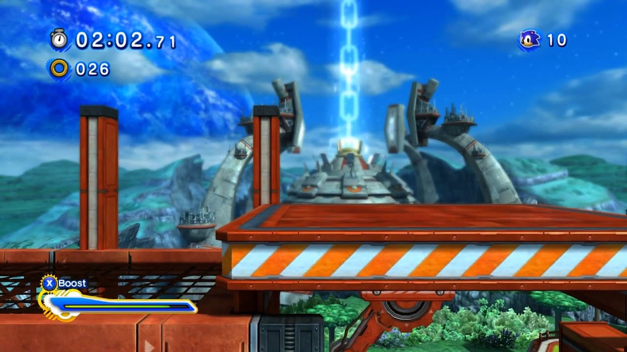 Sonic Generations (PC): Planet Wisp - Modern - 3D in 2D - YouTube