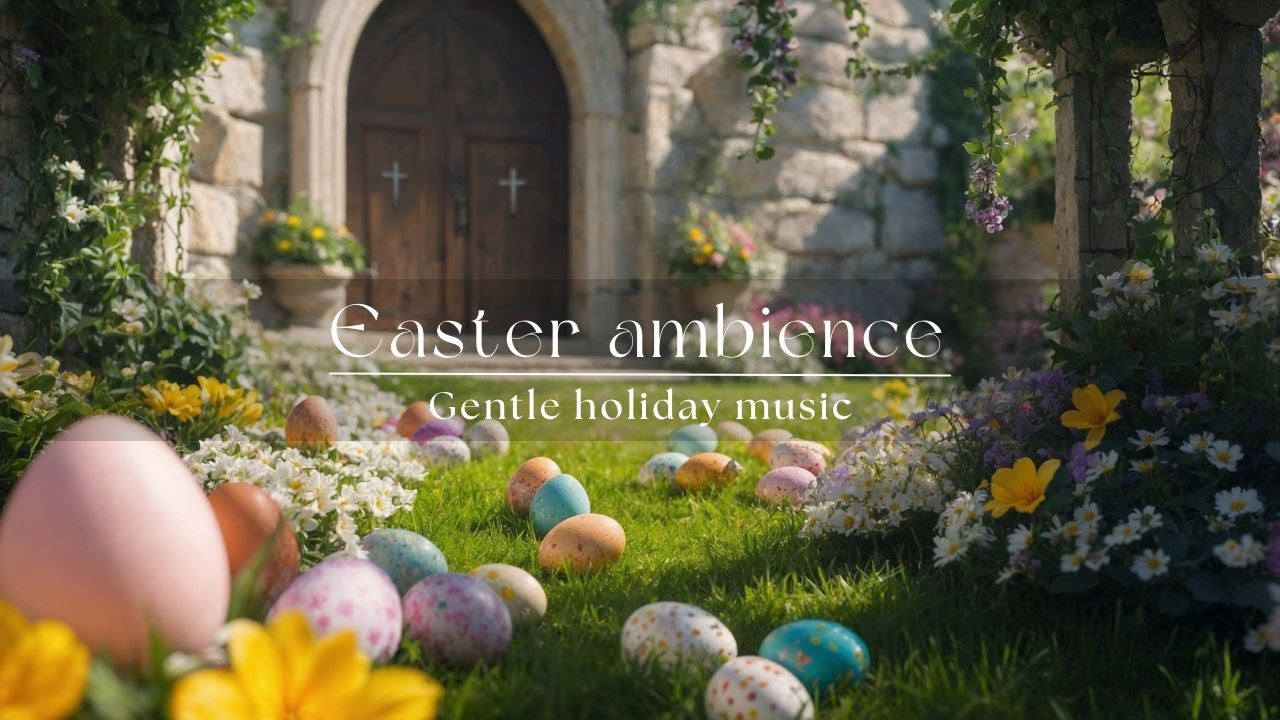 Easter ambience 🌸 | Gentle holiday music for fun & relaxing vibes - YouTube
