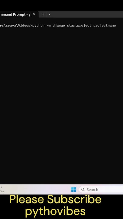 create django project without django admin command #python # ...