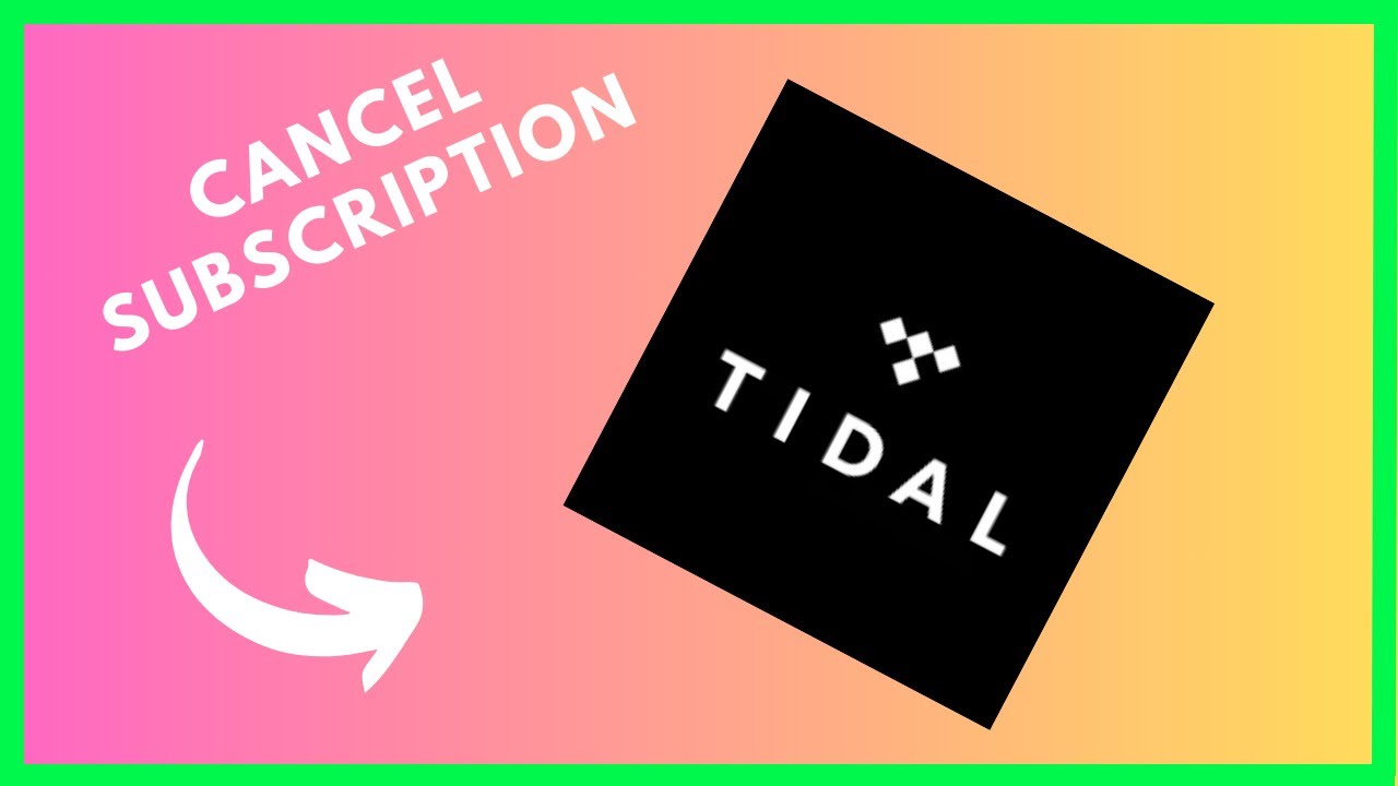 how to cancel tidal subscription - YouTube