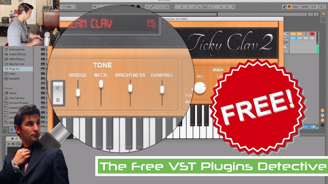 Ticky Clav 2 - FREE Clavinet VST Plugin - YouTube