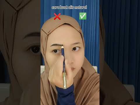 cara buat alis Natural