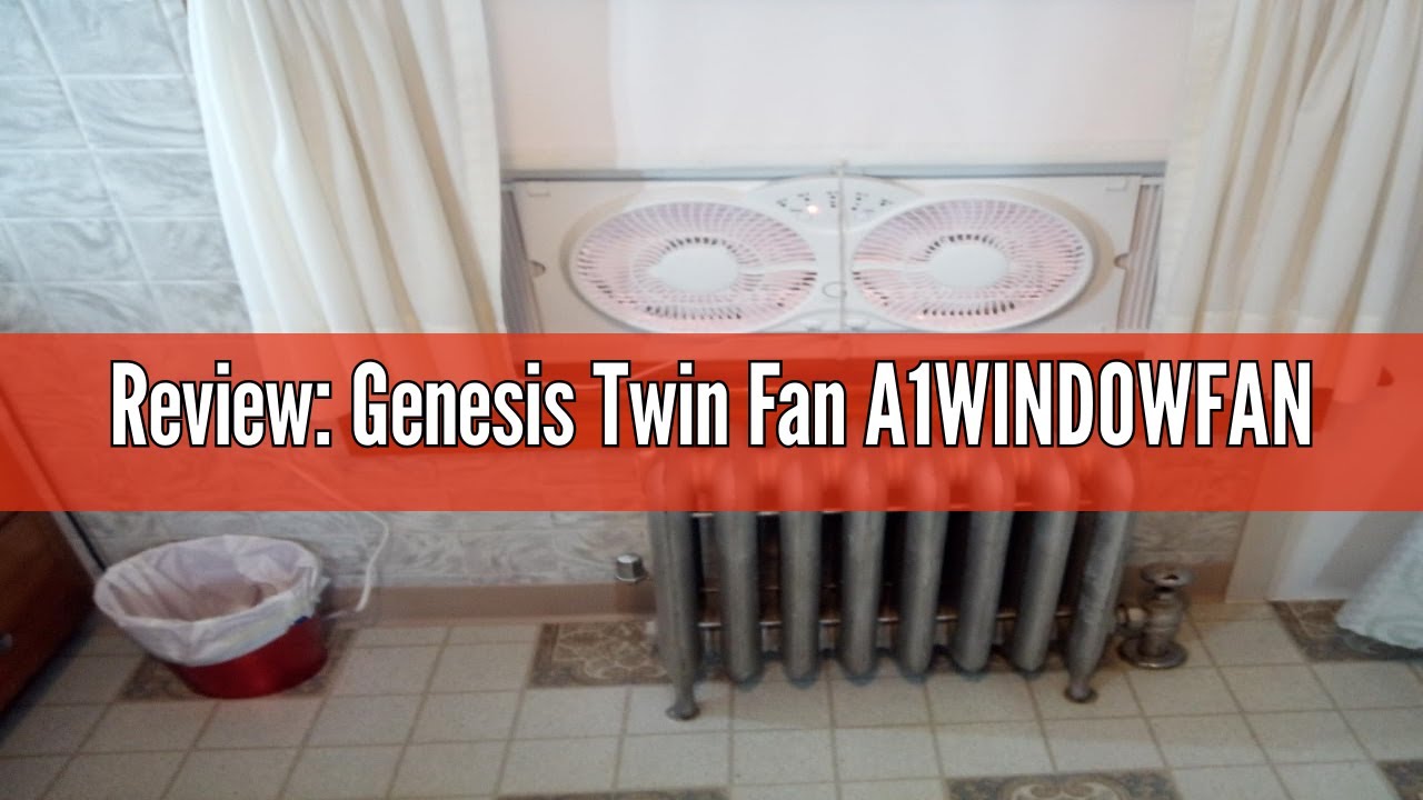 Review: Genesis Twin Fan A1WINDOWFAN - YouTube