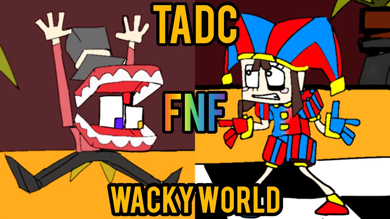 FNF The amazing digital circus mod wacky world painting Full #tadc # ...
