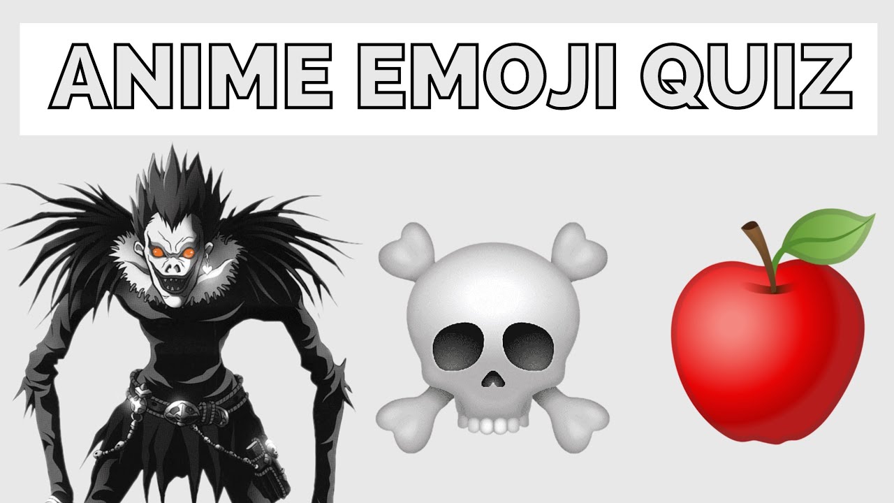 EMOJI QUIZ DEATH NOTE | ADIVINHE O PERSONAGEM DE DEATH NOTE PELO EMOJI ...