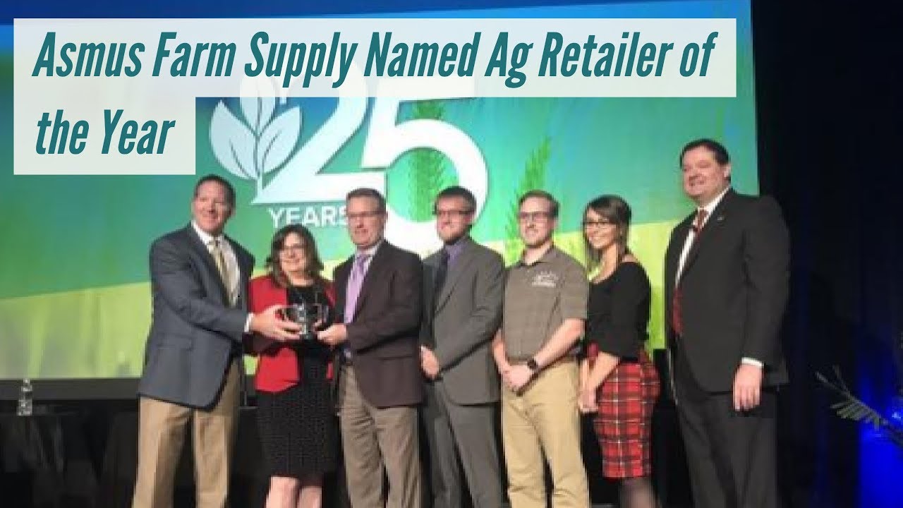 Asmus Farm Supply Retailer of the Year Acceptance Speech - YouTube
