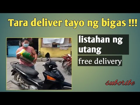 Paanu gumawa ng listahan sa pautang na bigas | Buhay delivery boy - YouTube