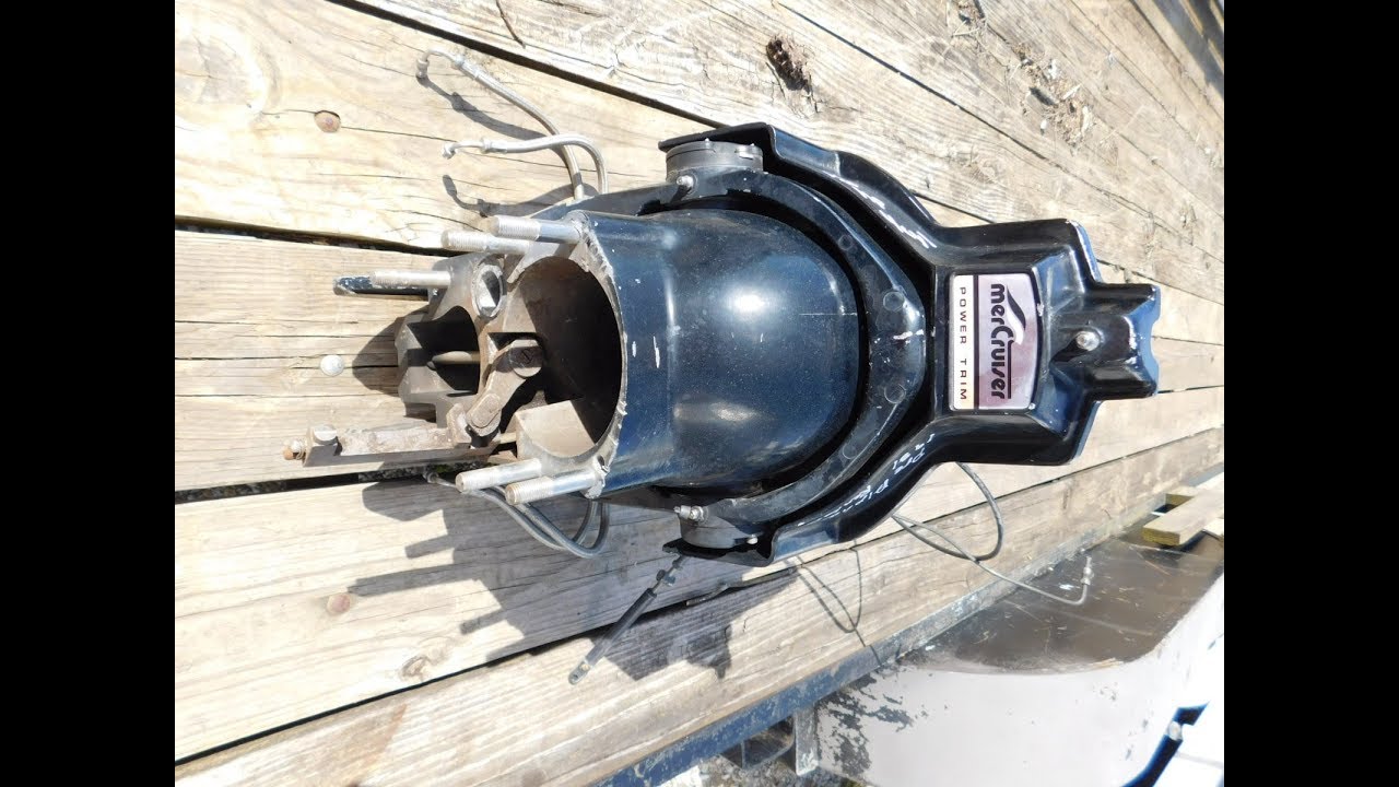 FOR SALE - Mercruiser Pre-Alpha Gimbal Transom Assembly $199.95 - YouTube