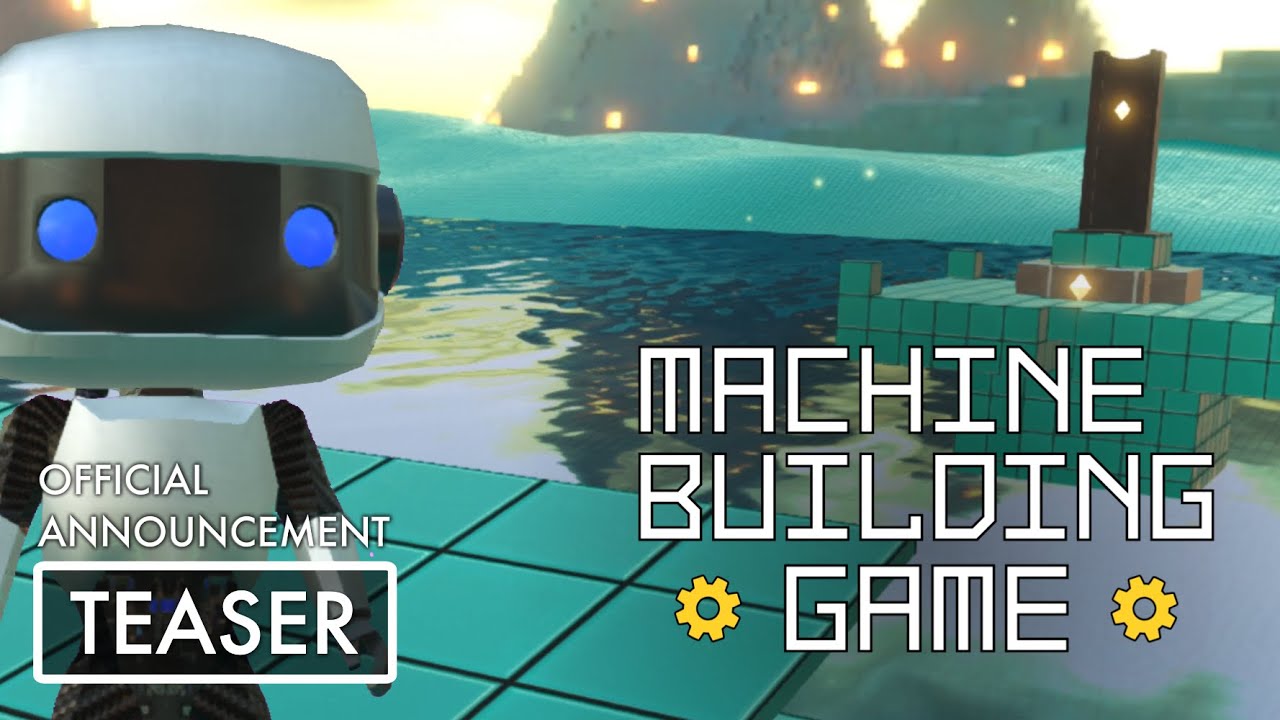 MACHINE BUILDING GAME - announcement teaser - YouTube