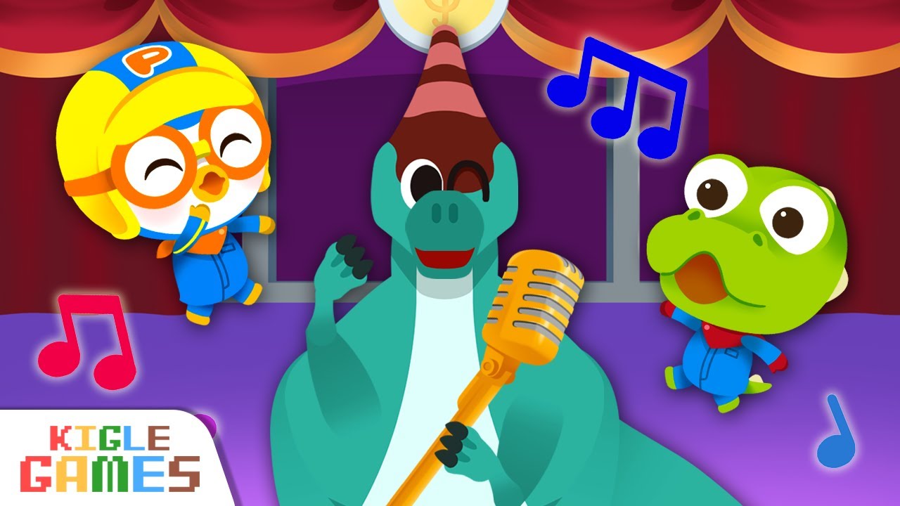 Parasaurolophus | Pororo's Dinosaur World | Pororo Play | Pororo the ...