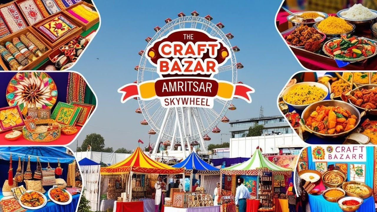 CRAFT BAZAAR (MELA) at Amritsar 🛍😃💕🍕☕️🍟 #Vlog #Fun #food #winter - YouTube