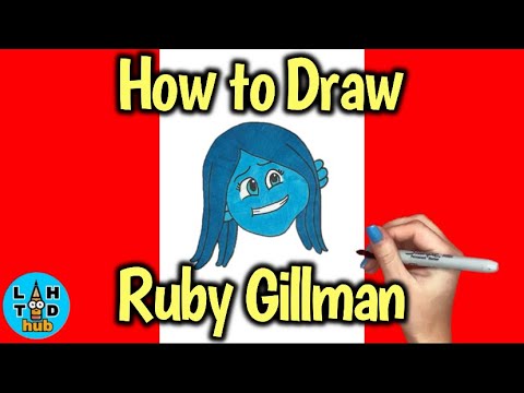 How to Draw Ruby Gillman Teenage Kraken - YouTube