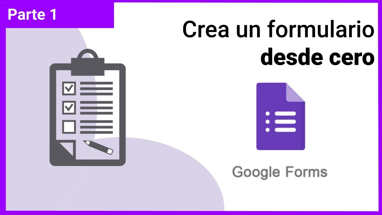 🟣 Cómo crear un Formulario de Google desde cero 📄 - YouTube