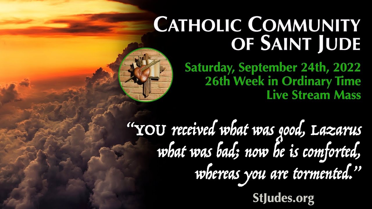 Saturday Mass Live Stream - YouTube