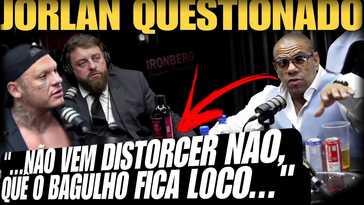 JORLAN FICA P*T0 AO SER QUESTIONADO AO VIVO E MANDA A REAL EM RESPOSTA ...