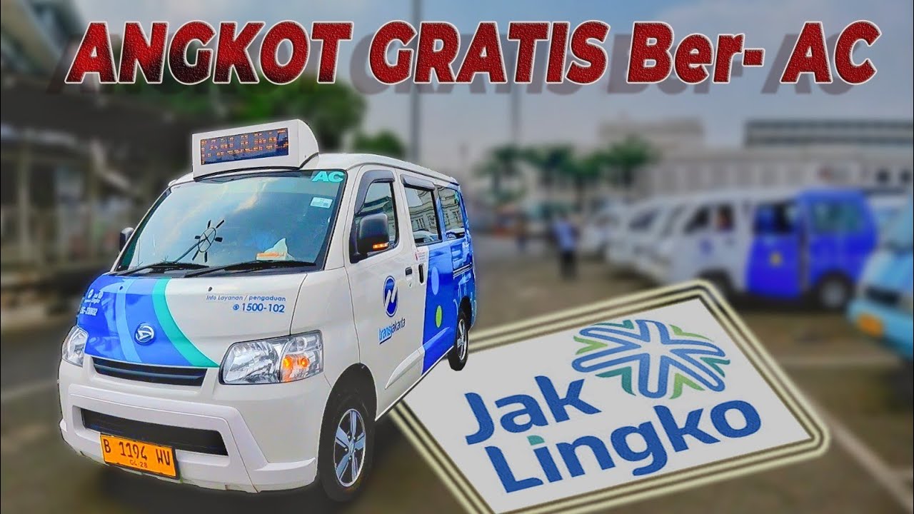 Satu satunya Angkot GRATIS ber AC di Indonesia || JAK87 Tanjung Priok ...
