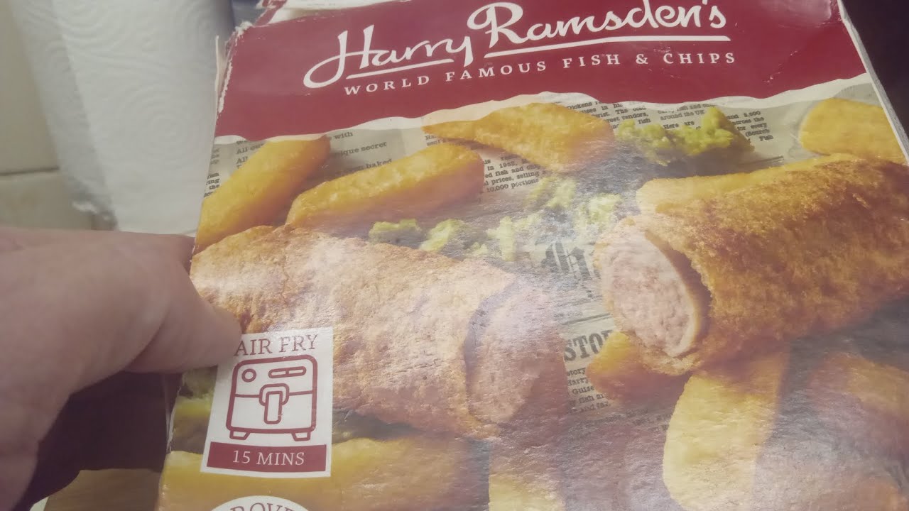 Food review, Harry Ramsdens battered sausage. - YouTube
