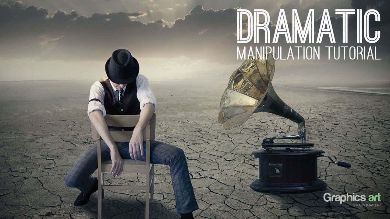 dramatic photo manipulation | Photo effects - YouTube