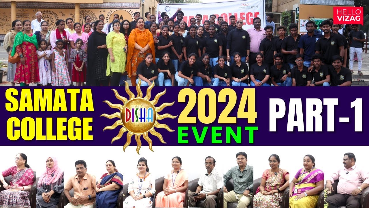 DISHA-2024 EVENT | PART-1 | SAMATA COLLEGE | VISAKHAPATNAM | HELLO ...